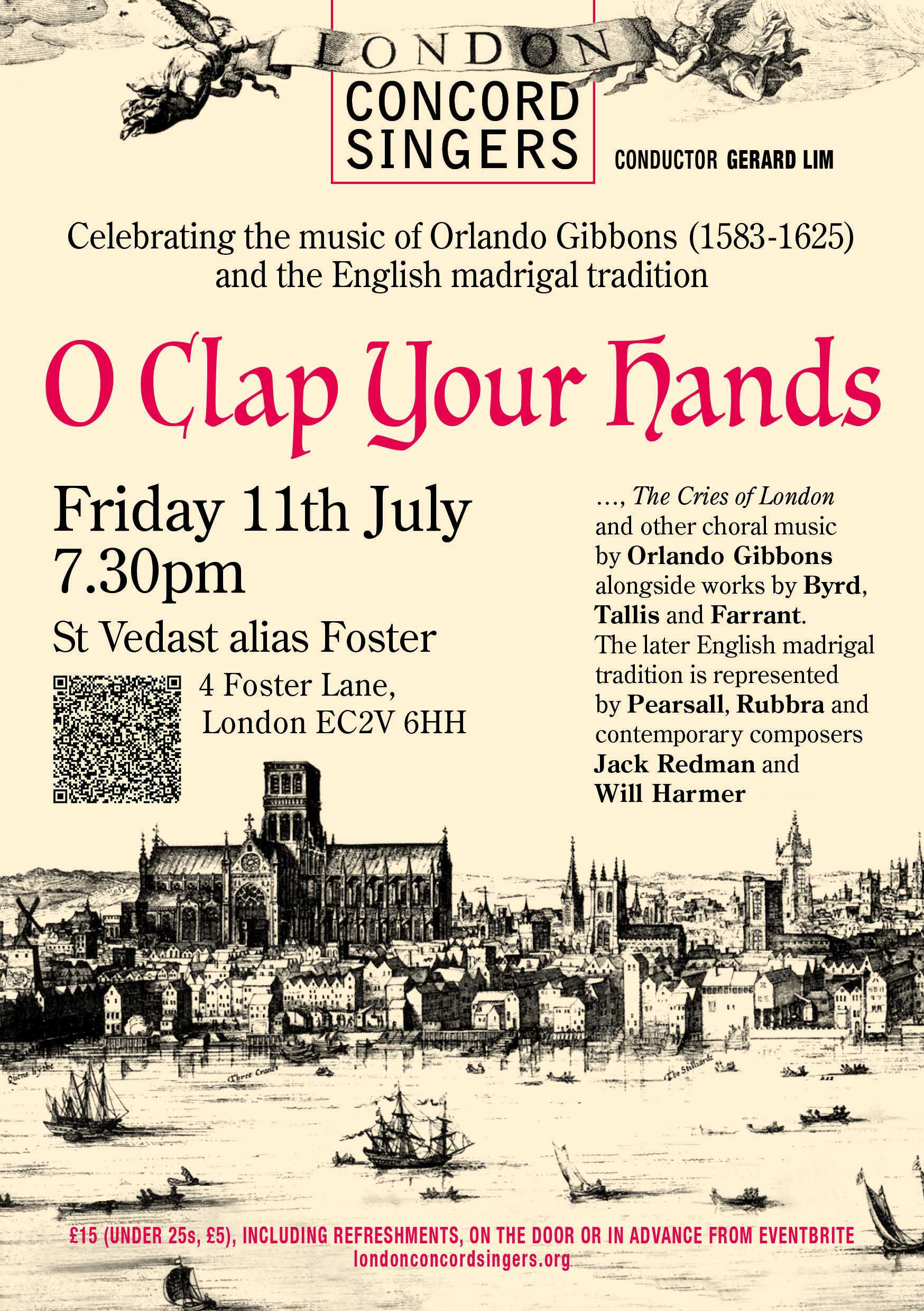 Sounds of London: Orlando Gibbons and the English Madrigal Tradition at ...