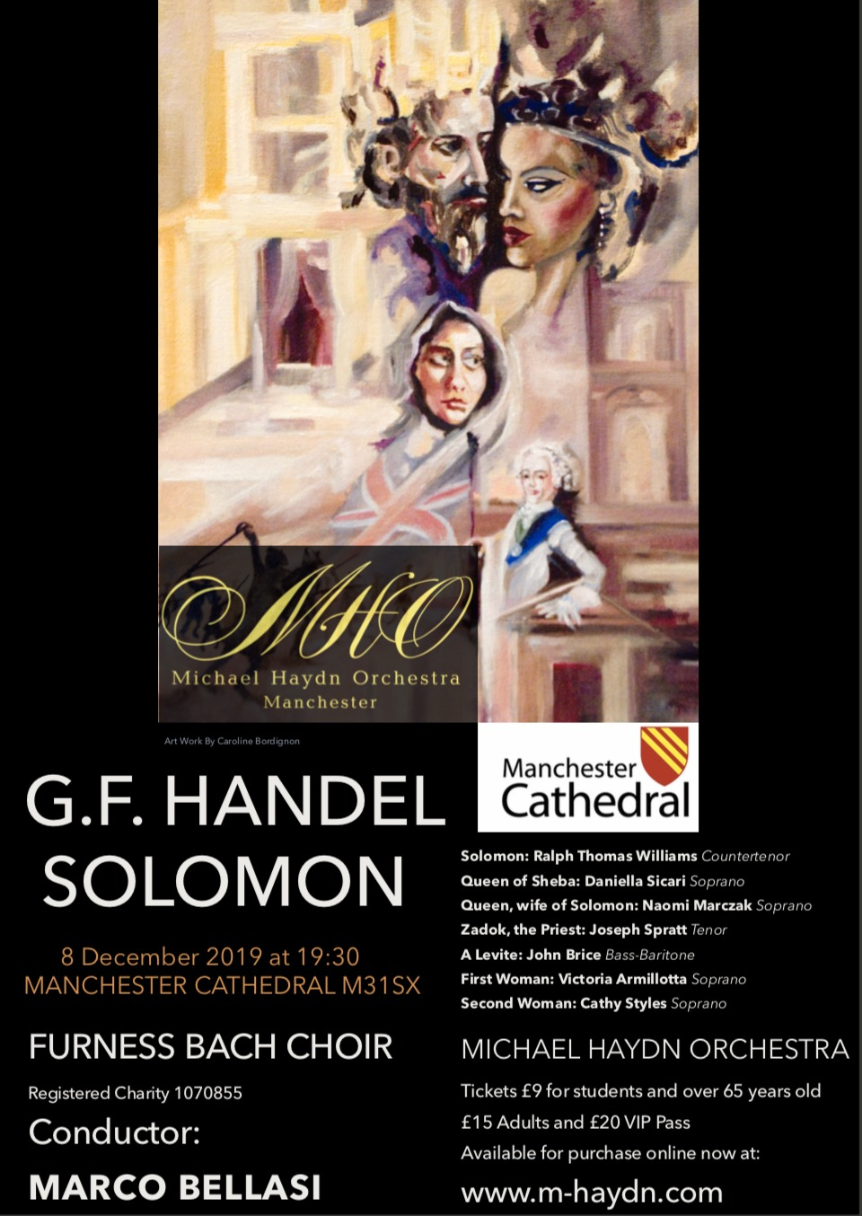 The Michael Haydn Orchestra play Handel's Solomon: Oratorio in 3 Acts ...