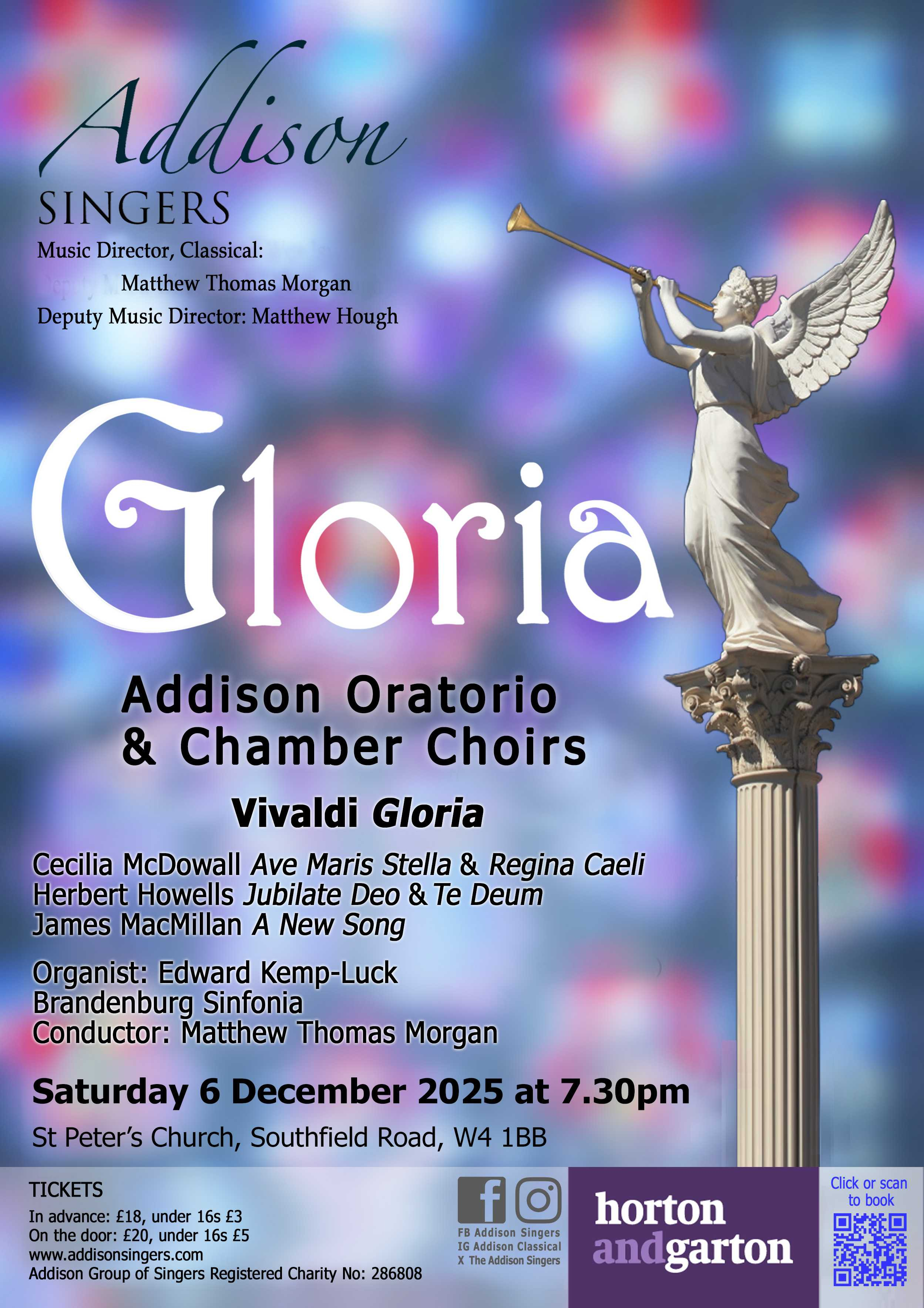 Addison Autumn Joint Classical Concert: Vivaldi Gloria and other works ...