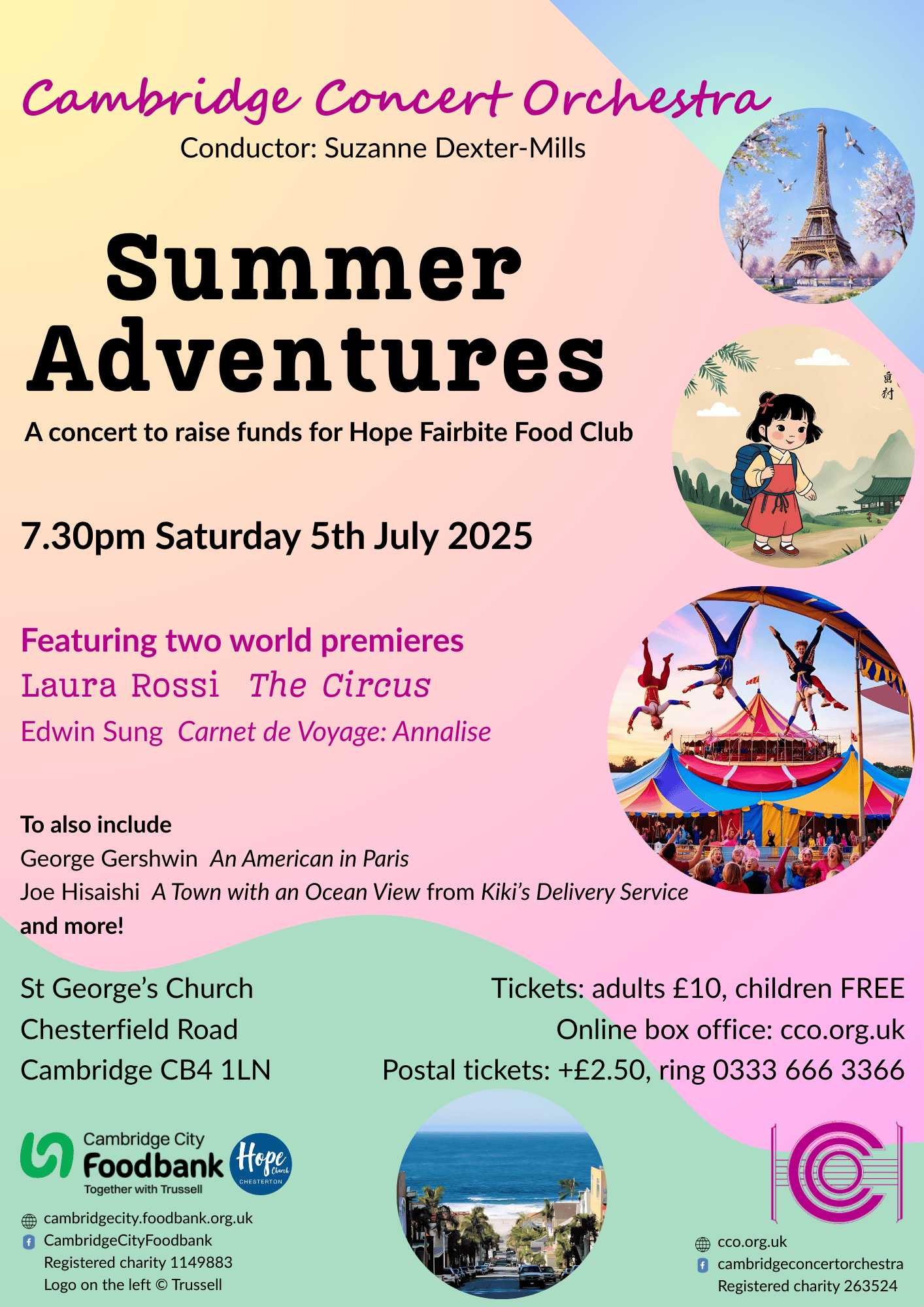 Summer Adventures – Cambridge Concert Orchestra: A concert to raise ...