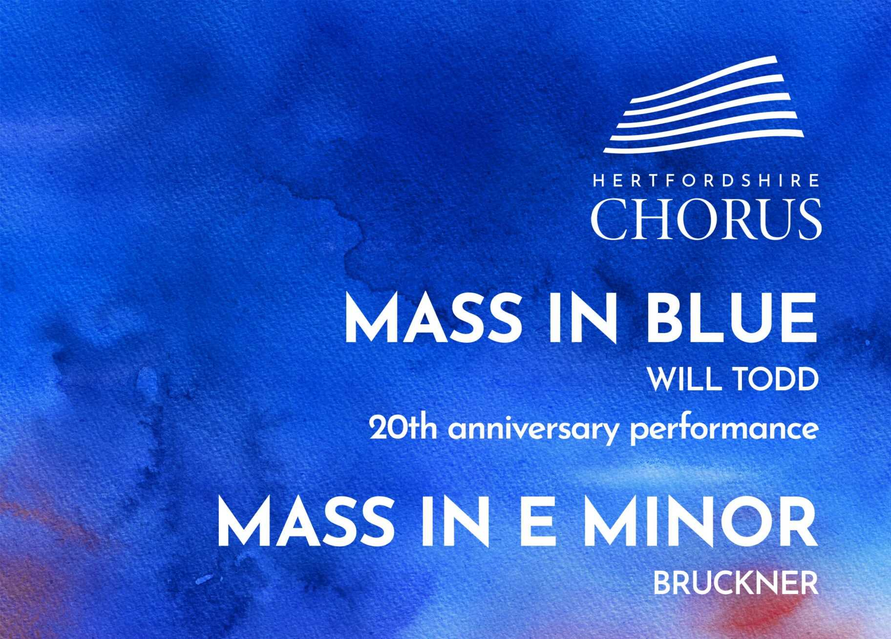 Mass in Blue - Will Todd: 20th Anniversary performance at Cadogan Hall ...