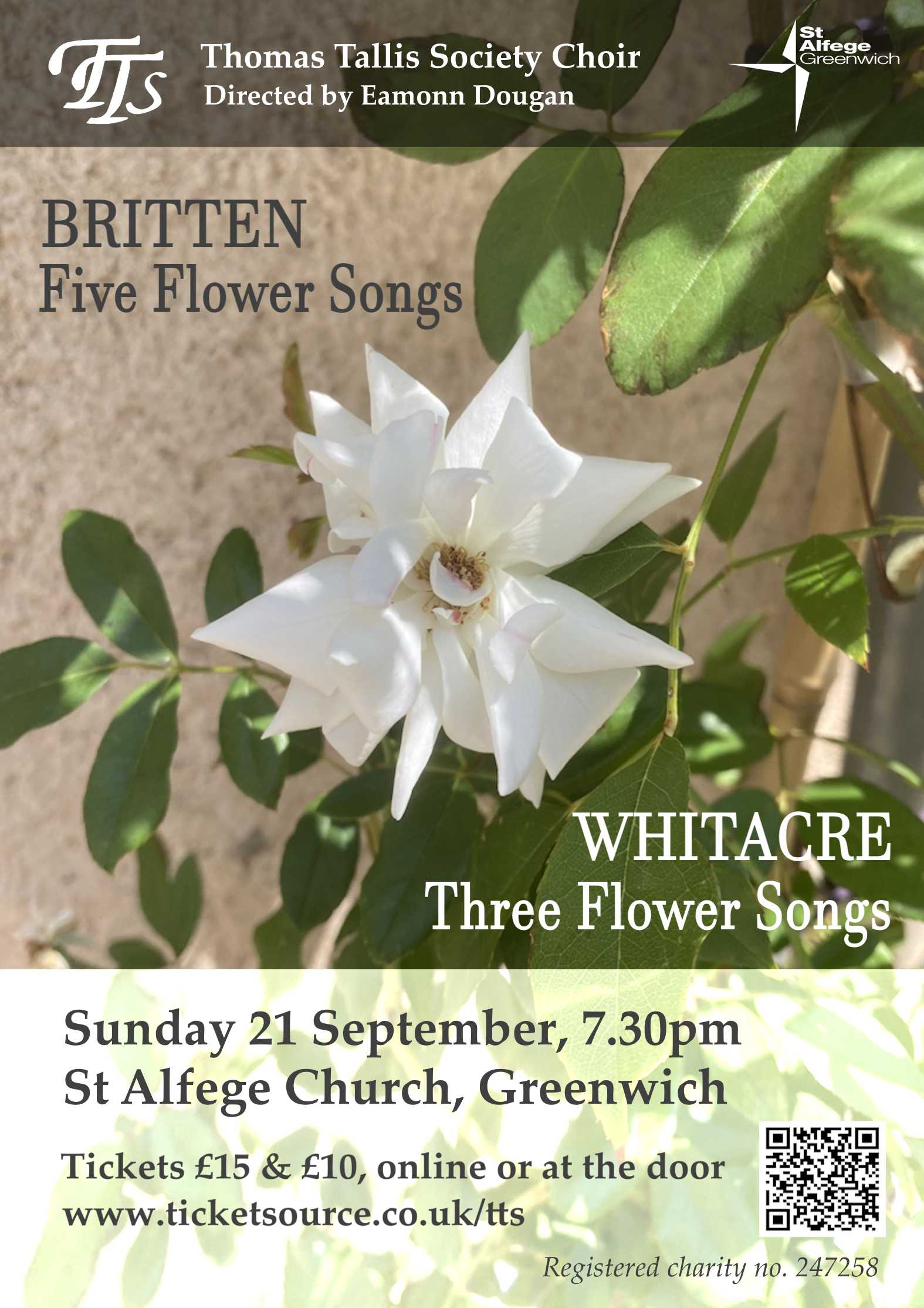 Thomas Tallis Society - Flower Songs at St Alfege Church, London on ...