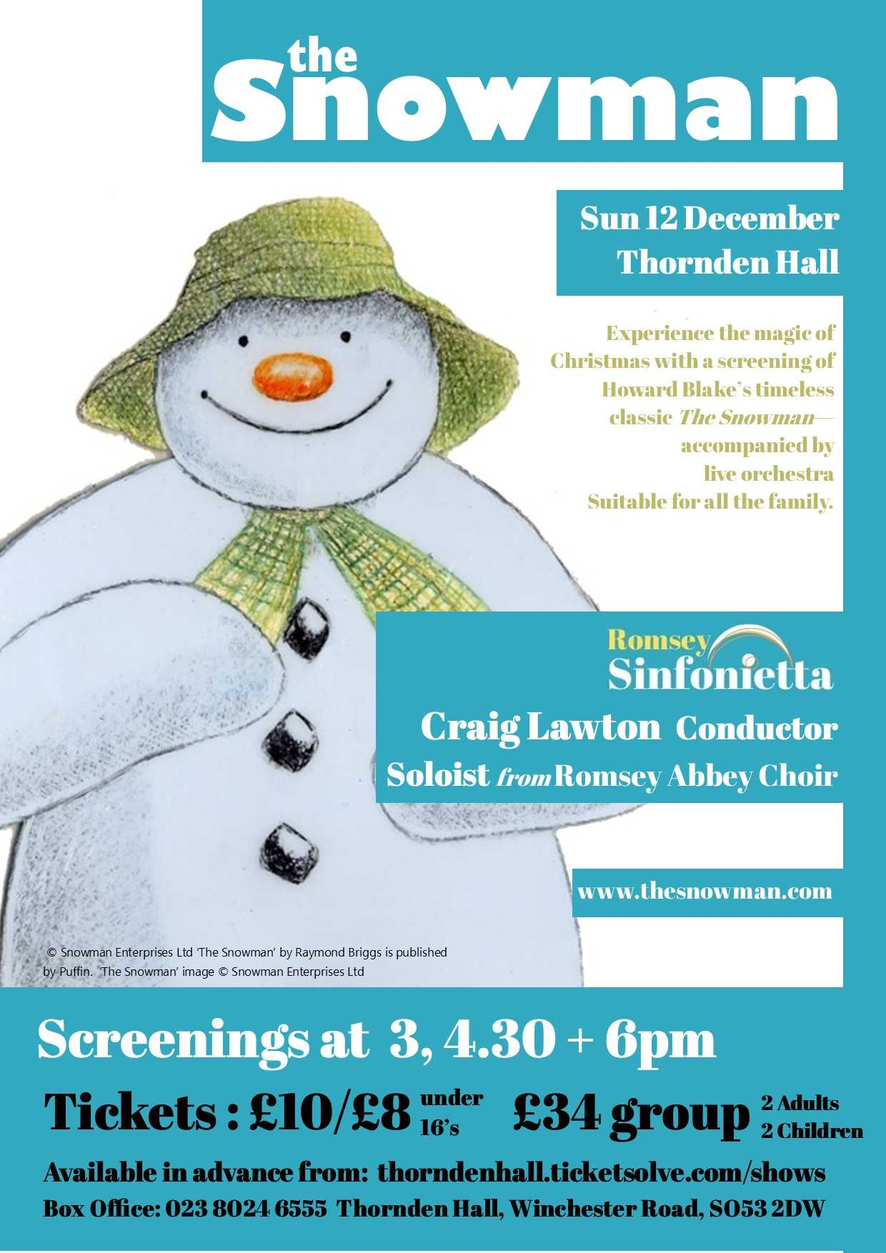 The Snowman - Film with live orchestra: Storytelling Sundays at ...