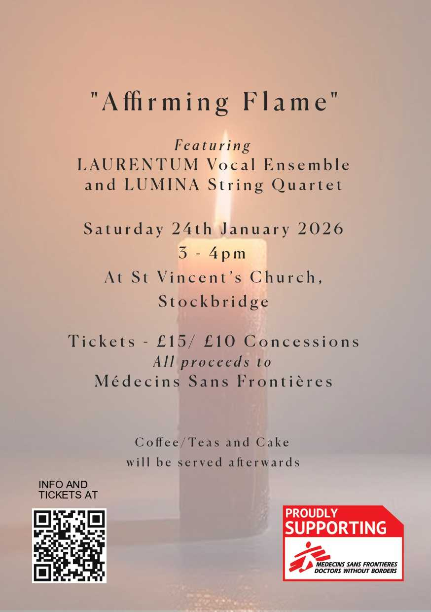 Affirming Flame: Concert for Medecins Sans Frontieres at St Vincent's ...