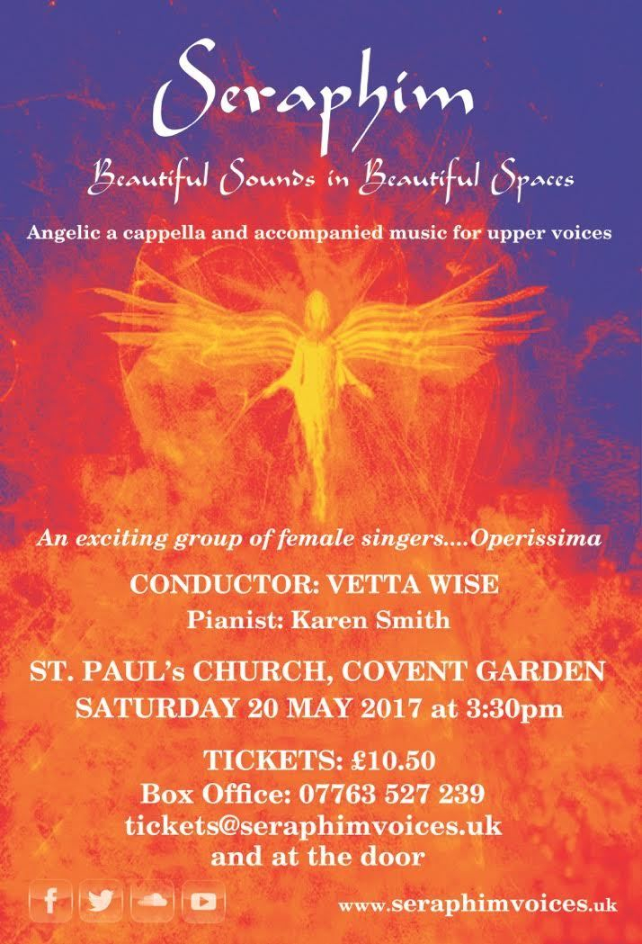 Seraphim: Afternoon recital at St Paul's Church (Actors' Church ...