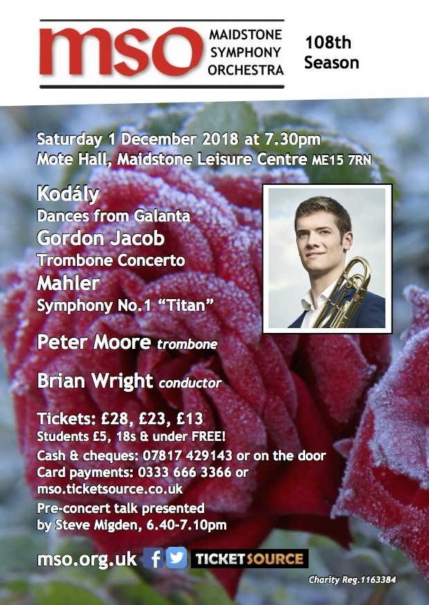 MSO Concert 2: Titan at Mote Hall, Maidstone on Saturday 1st December ...