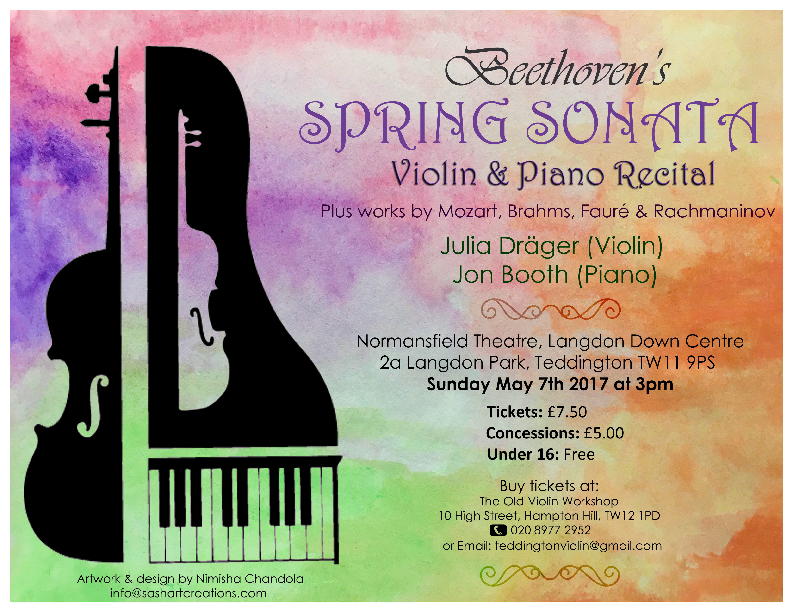 Spring Recital for violin and piano: Works from the classical ...
