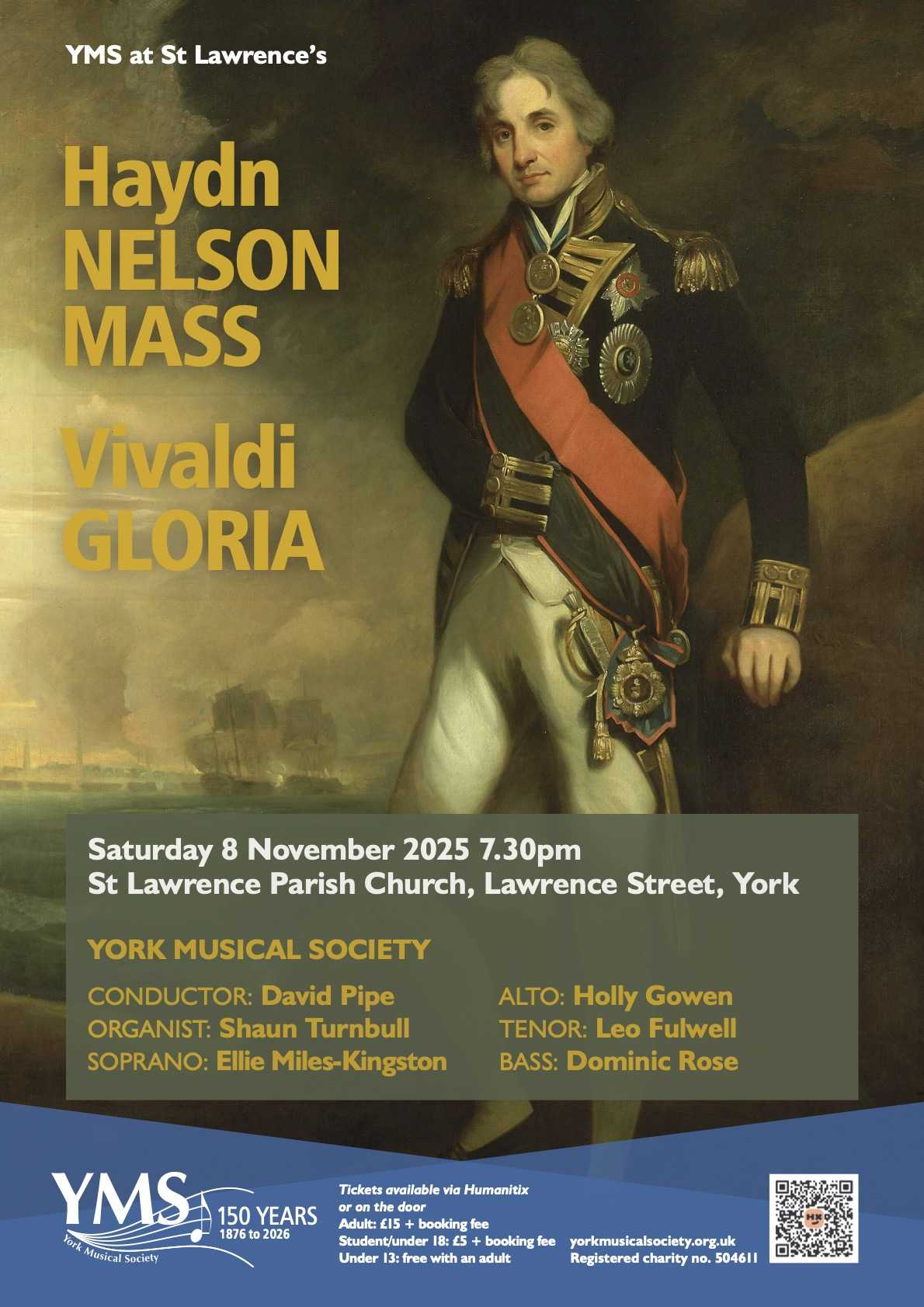 Vivaldi: Gloria | Haydn: Nelson Mass at St Lawrence Parish Church, York ...