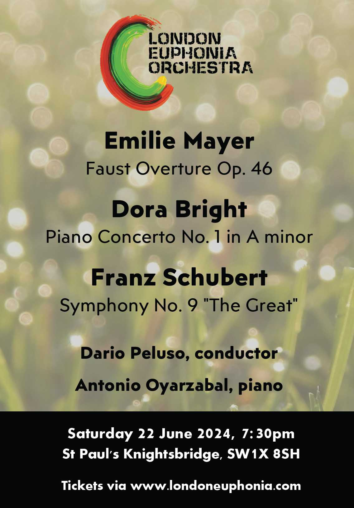 Antonio Oyarzabal plays Dora Bright at St Paul's Church, London on ...