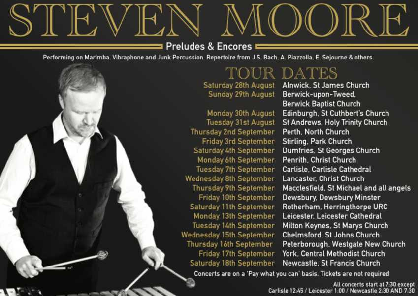 Steven Moore: Encores & Preludes at St Francis Church, Newcastle upon ...