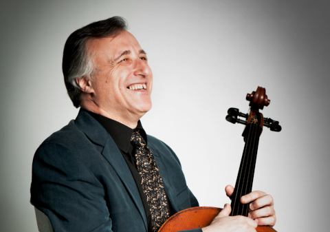 Simon & Raphael Wallfisch with Edward Rushton at Conway Hall, London on ...