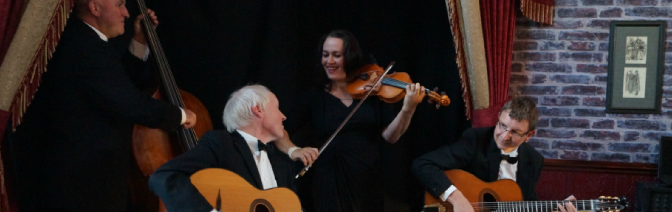 Emma Fisk's Hot Club du Nord at Garden Rooms at Tennants, Leyburn on ...