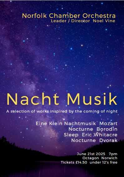 Norfolk Chamber Orchestra: Nachtmusik at Octagon Unitarian Chapel ...