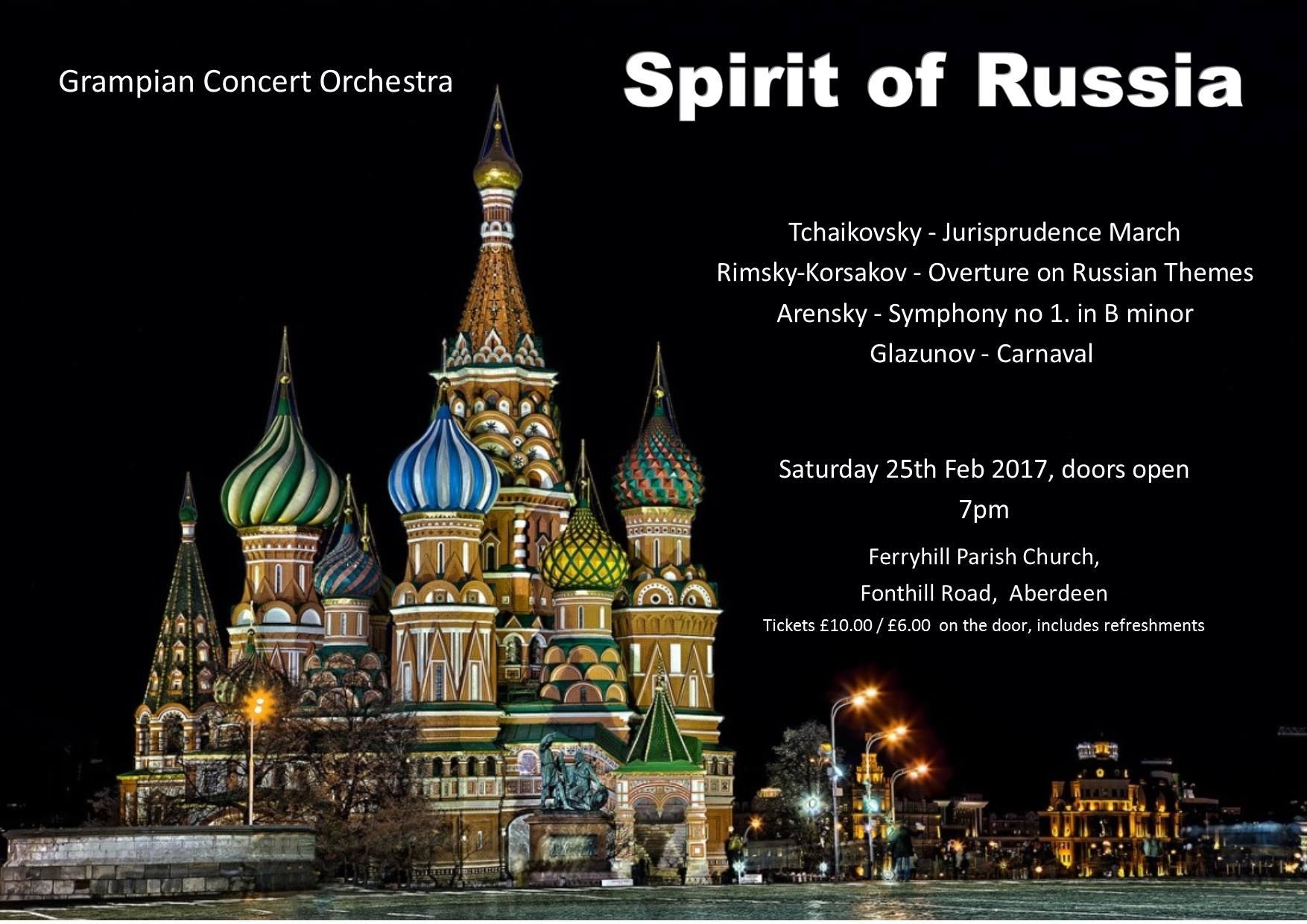 Spirit of Russia at Ferryhill Church, Aberdeen on Saturday 25th ...
