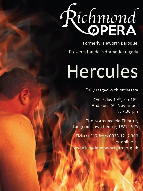 Handel's Hercules: (3 nights, Fri 17th to Sun 19th November) at ...