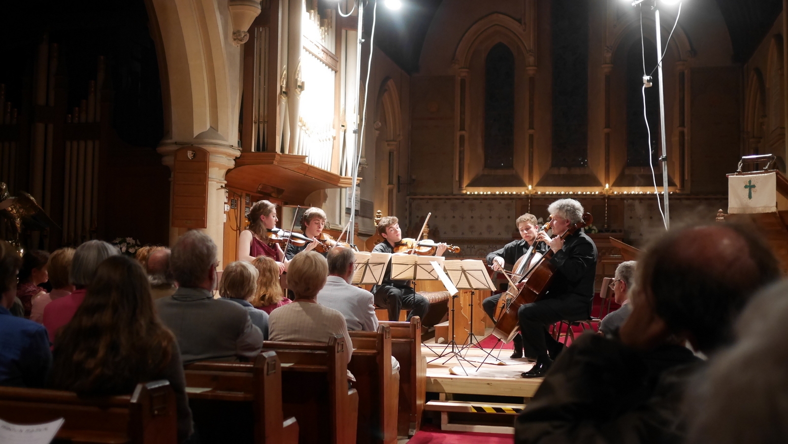 String Quintets across the fields at All Saints Church, Great Holland ...