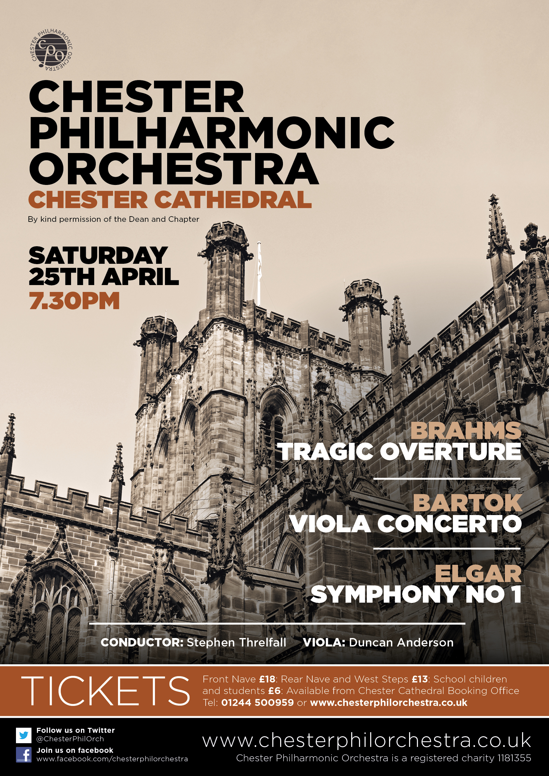Chester Philharmonic Orchestra - April Concert: Concert for St George's ...